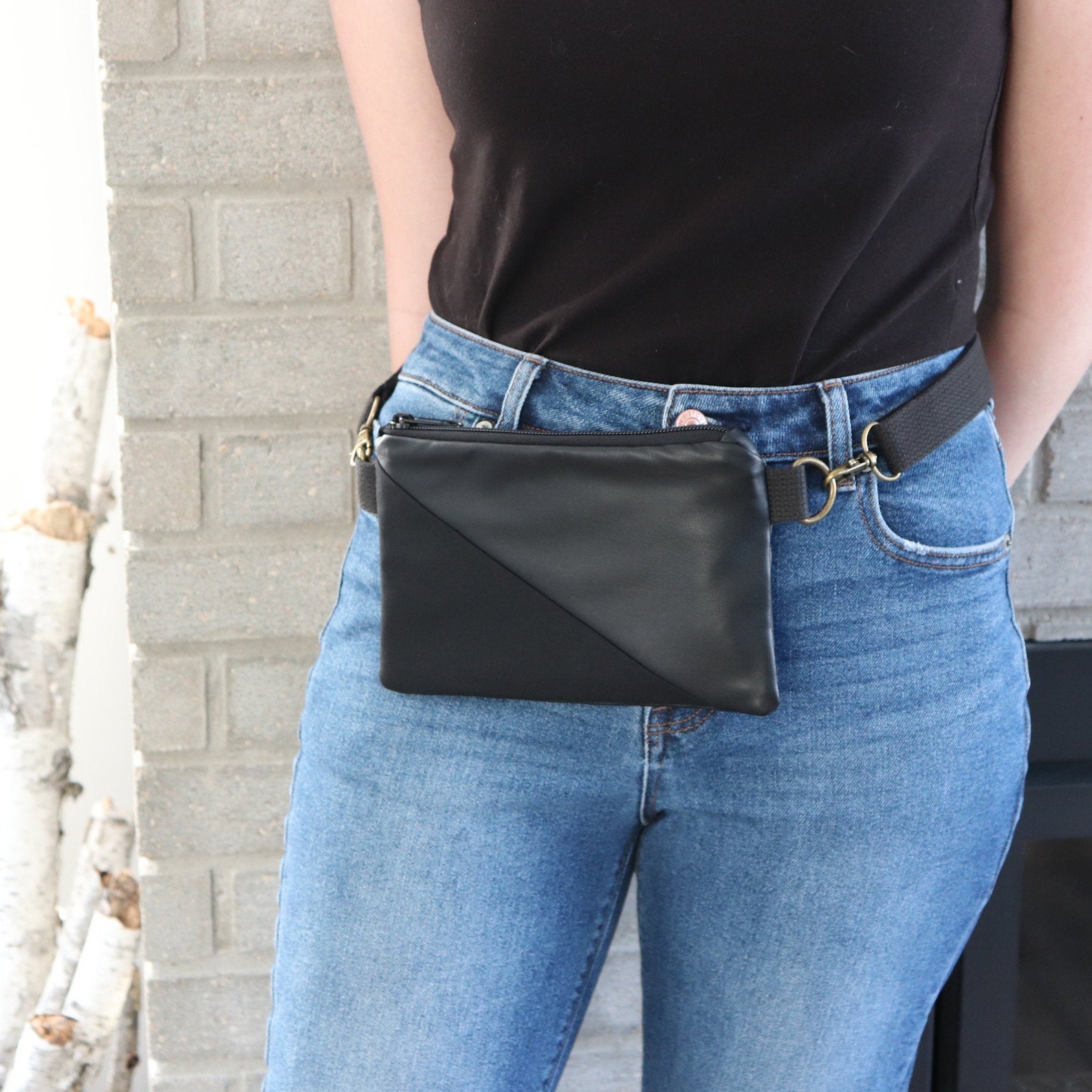 Small Fanny Pack for Women. Hipster Vegan Belt Bag for - Etsy