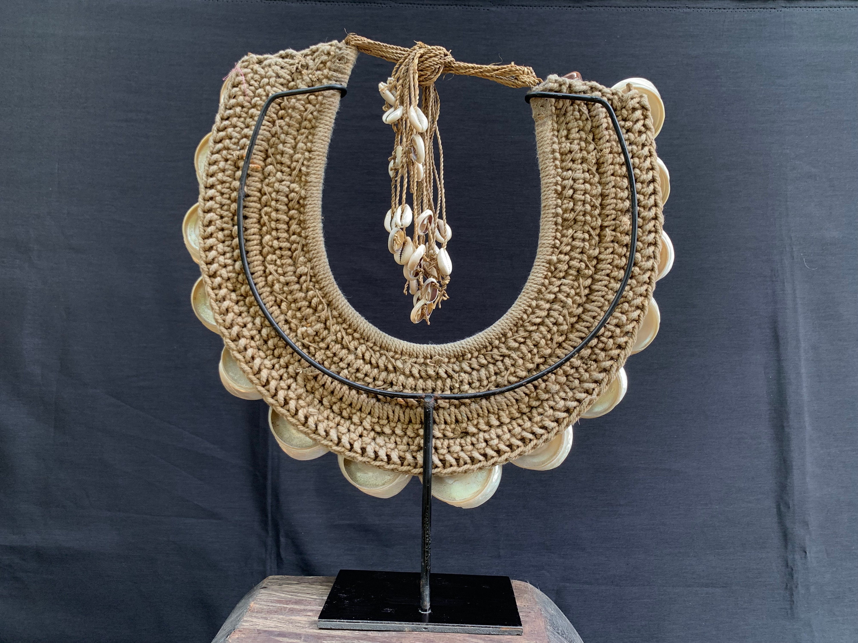 Shell Jewellery (400mm on Stand) Seashell Necklace Tribal Jewelry Body ...