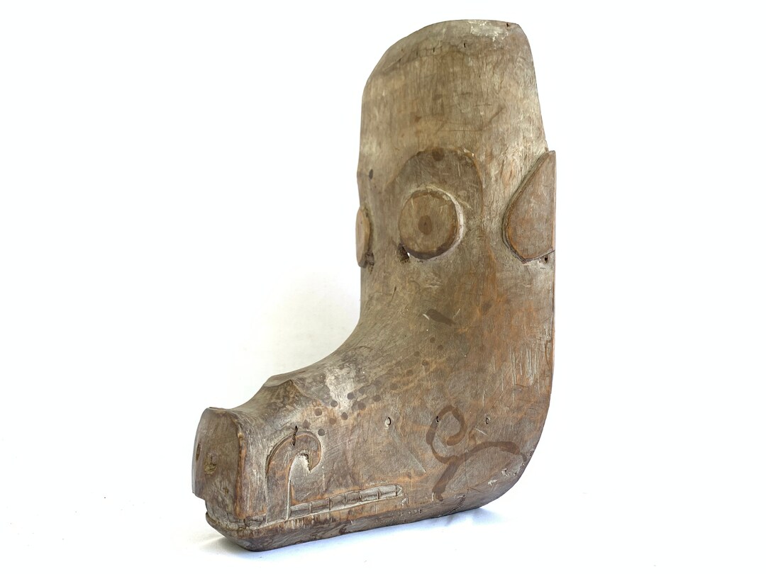 Ceremonial Mask 340mm Borneo Pig Mask Animal Masque Facial Face ...
