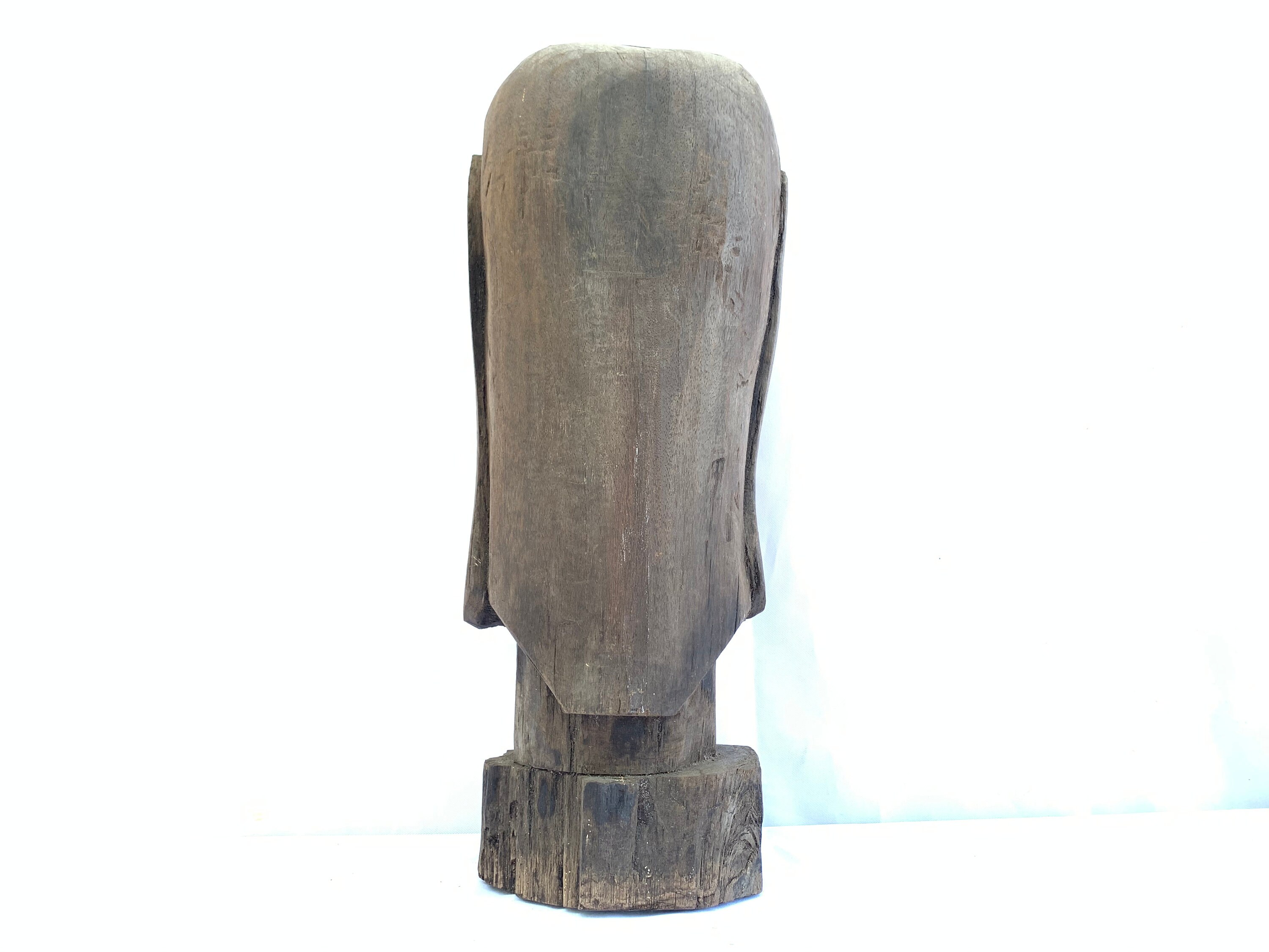 DAYAK Head WOODEN SKULL Facial 12.5 Lb Statue Sculpture - Etsy