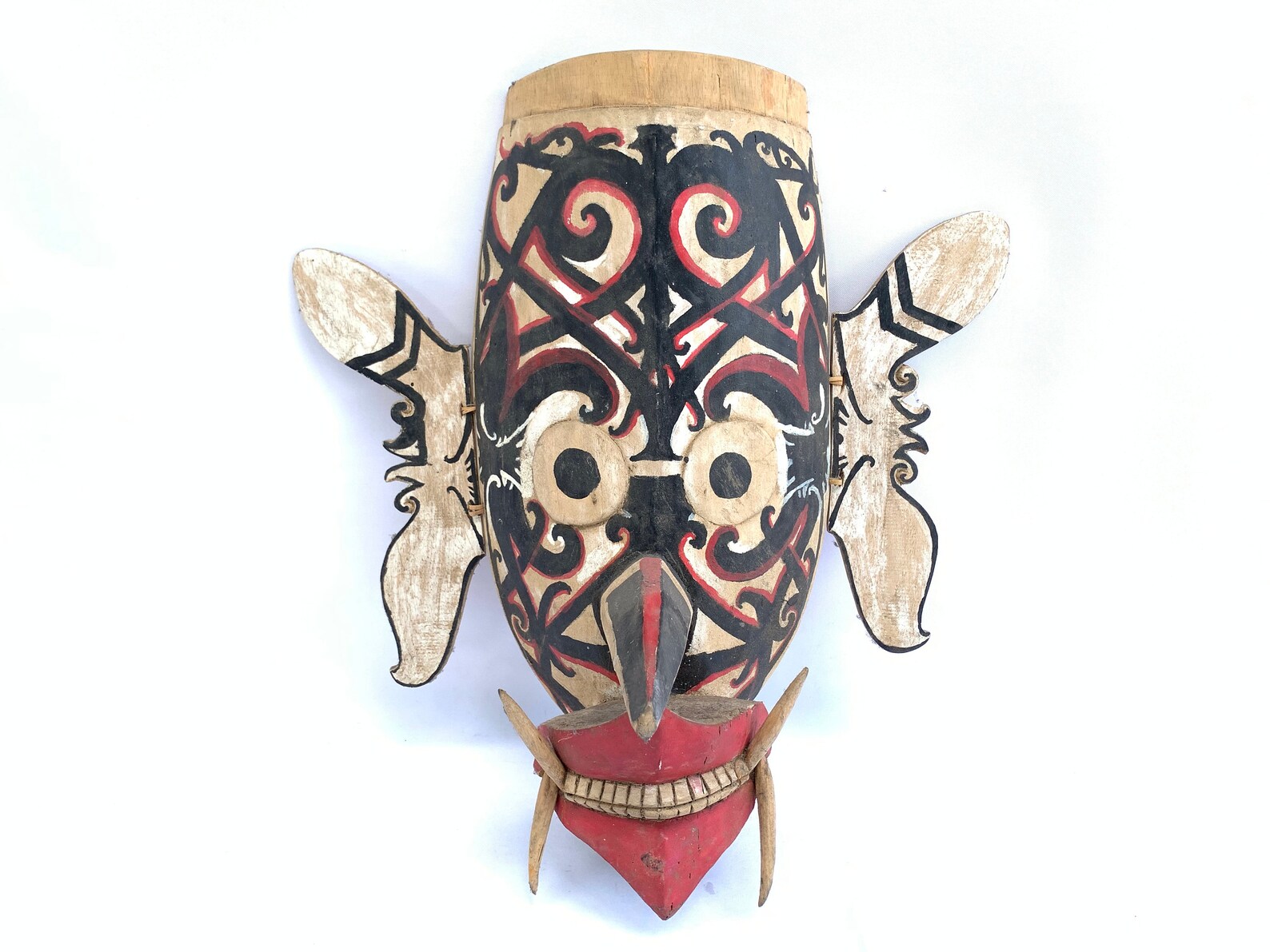 GHOST MASK 480mm Large Borneo Masque Sculpture Statue Figurine - Etsy