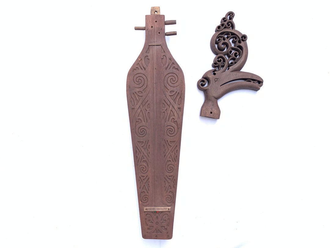 BORNEO SAPE 1230mm XXL Traditional Dayak Guitar Music Musical ...