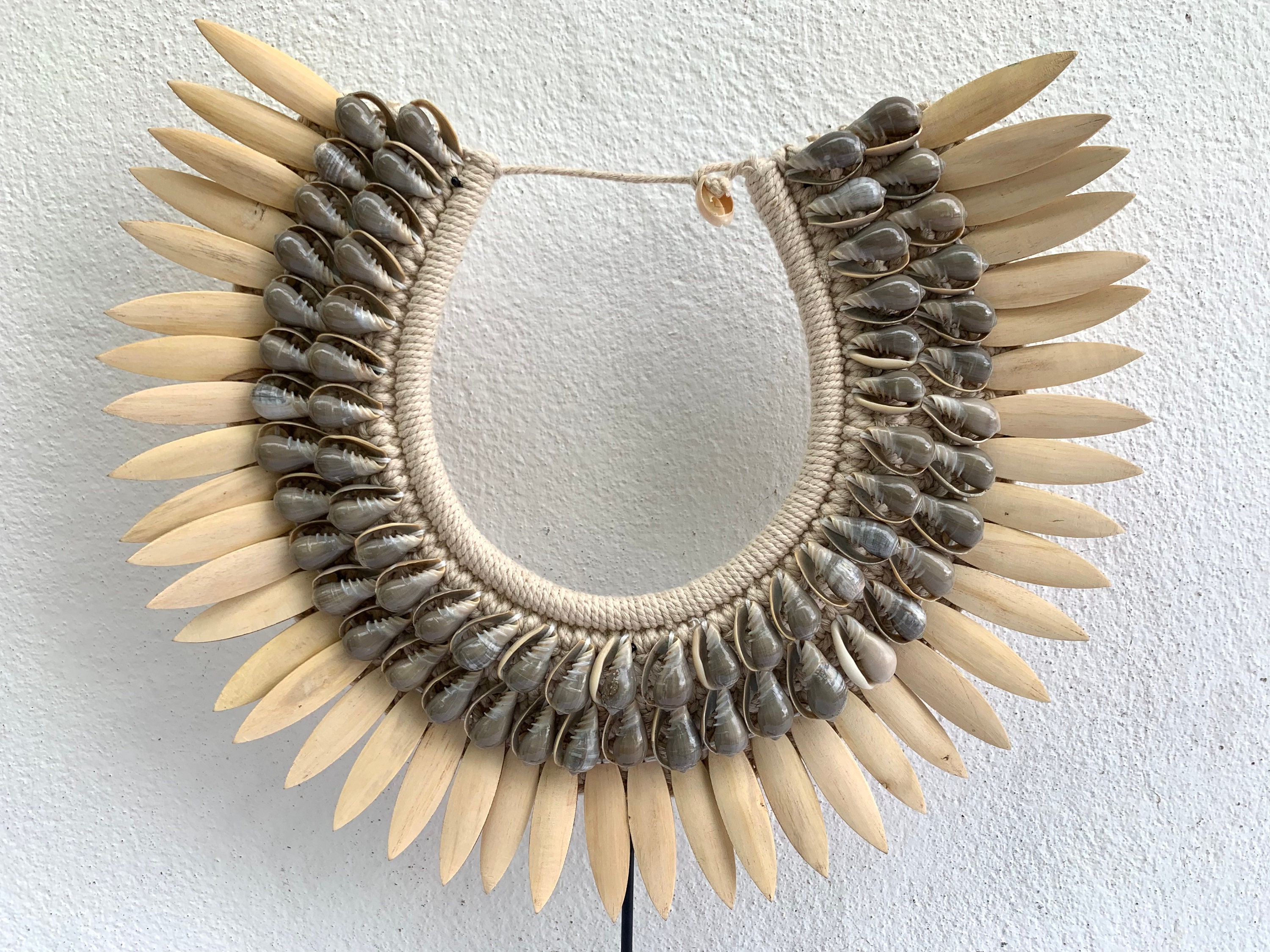Pacific Tribal Necklace Seashell Shell Asian Body Jewelry Beach Wedding ...
