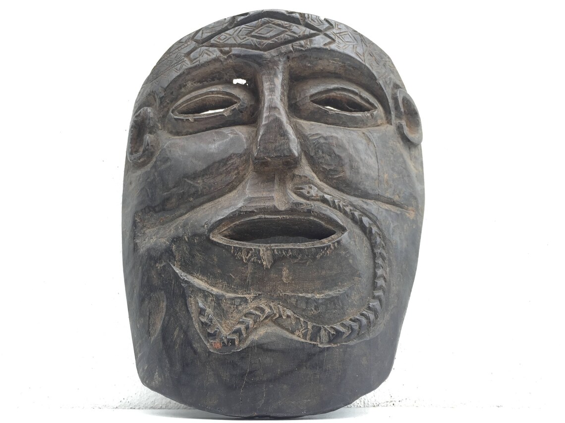 TUKUDEDE Timor-leste 9.8 TRIBAL MASK Facial Artifact - Etsy