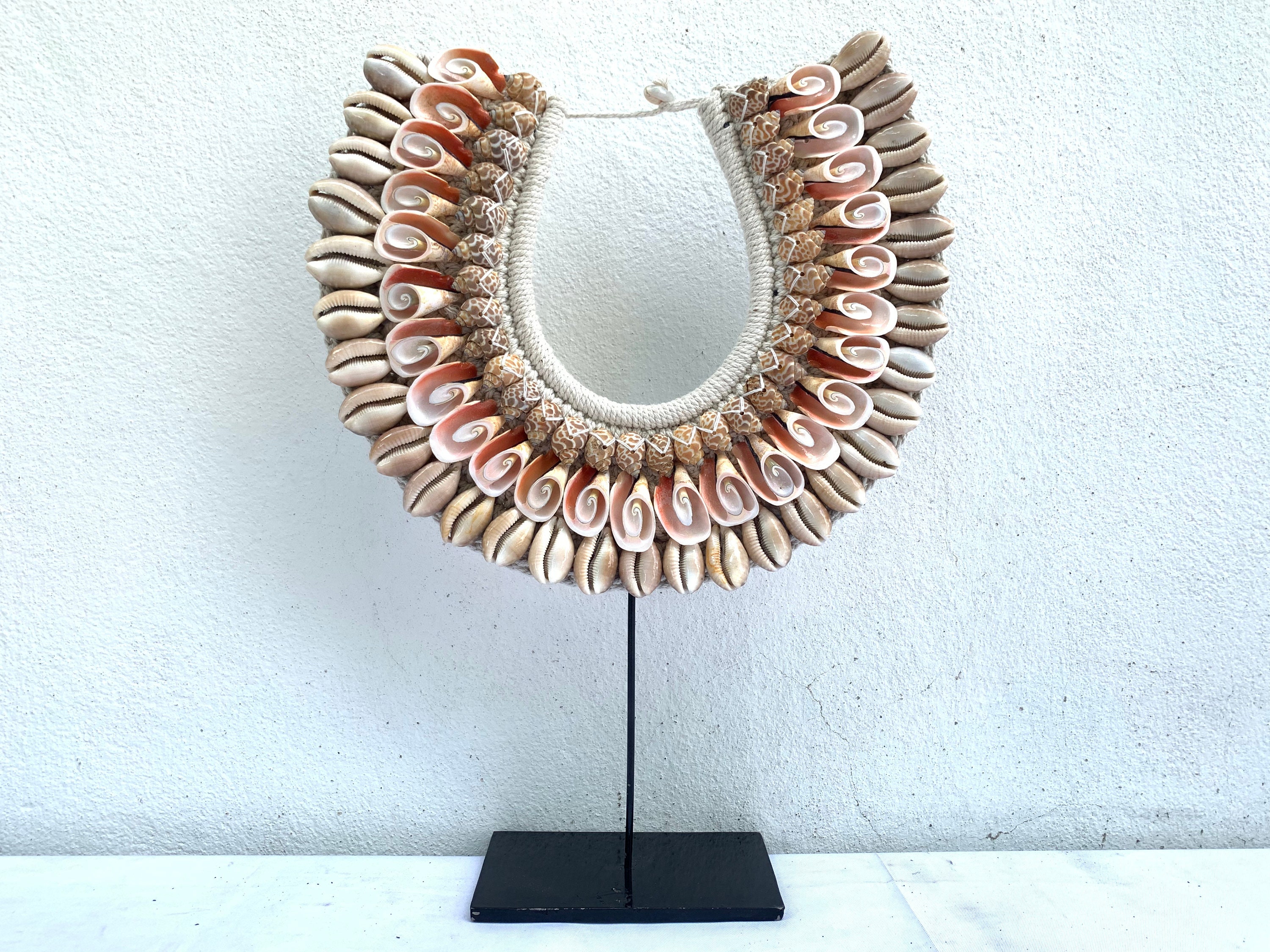 Oceanic Art Men Seashell Warrior Necklace Jewelry Tribal - Etsy