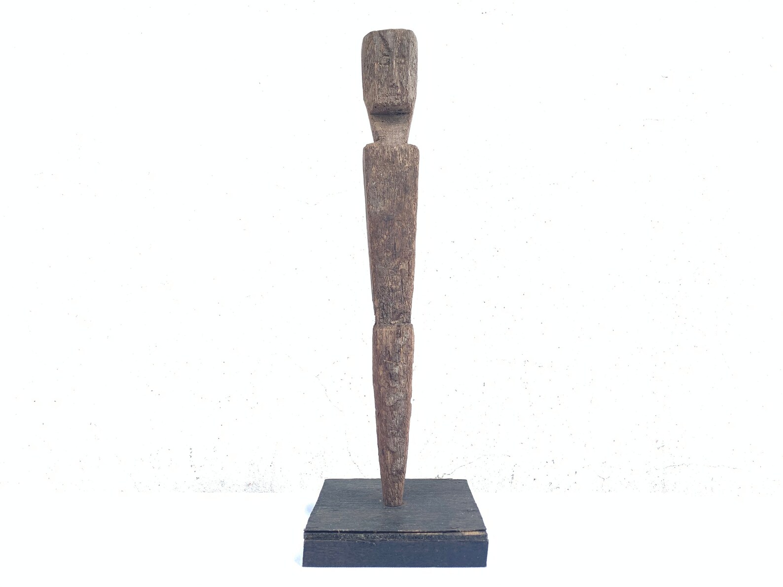 ANTIQUE ANCESTRAL Rice Field Guardian STATUE Image Pole Sculpture Icon ...