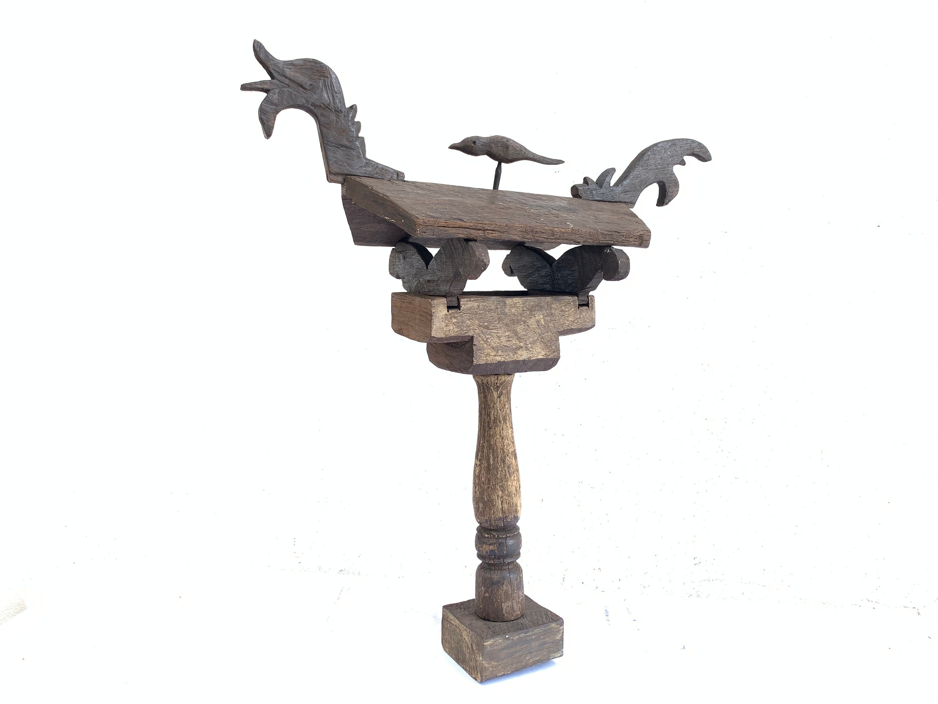 TRIBAL TOMB 19.7 ROOFED Home Casket Ironwood Sculpture - Etsy