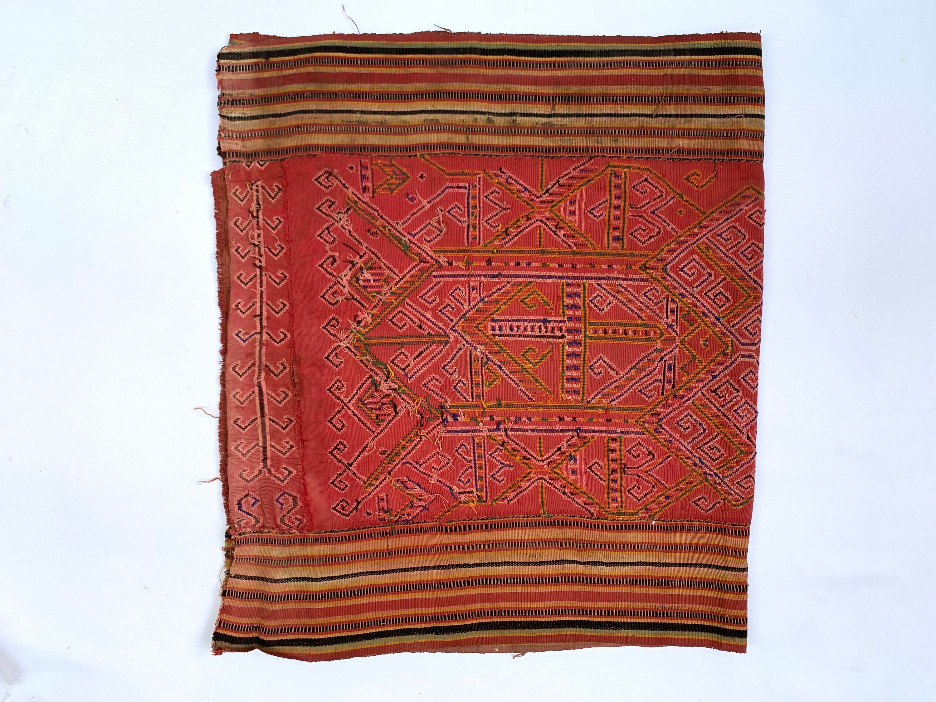 Tribal Dress 460mm Antique Sungkit Ceremonial Textile Borneo - Etsy