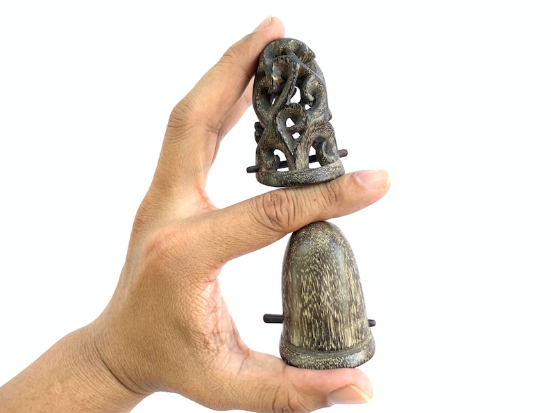 GENITAL PIERCING 1 Pair Barbell Penis Adornment Tribal Sex Ampallang ...