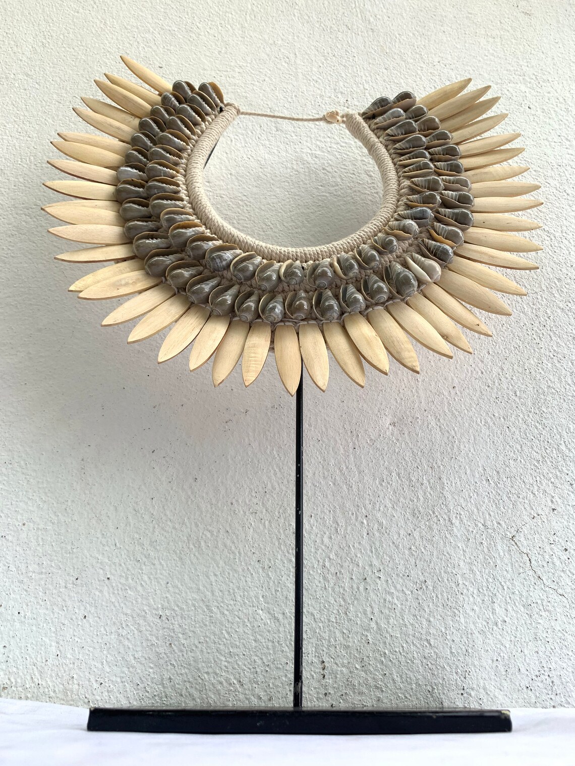 Pacific Tribal Necklace Seashell Shell Asian Body Jewelry Beach Wedding ...
