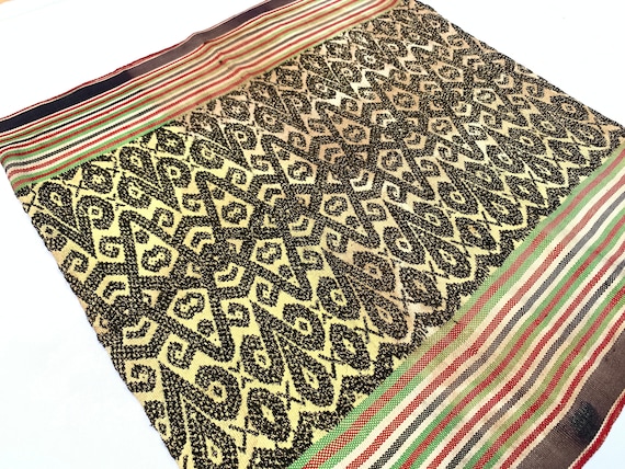 IKAT BIDANG Skirt DRESS Borneo ritual Dance Textile S… - Gem