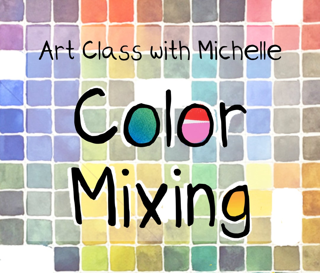 Art Class: Color Mixing / Art Tutorial / How to Paint / Digital Art ...