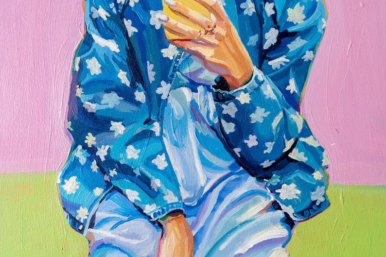 Hila Klein Fan Art / Oil Painting Portrait / Original Fine Art - Etsy