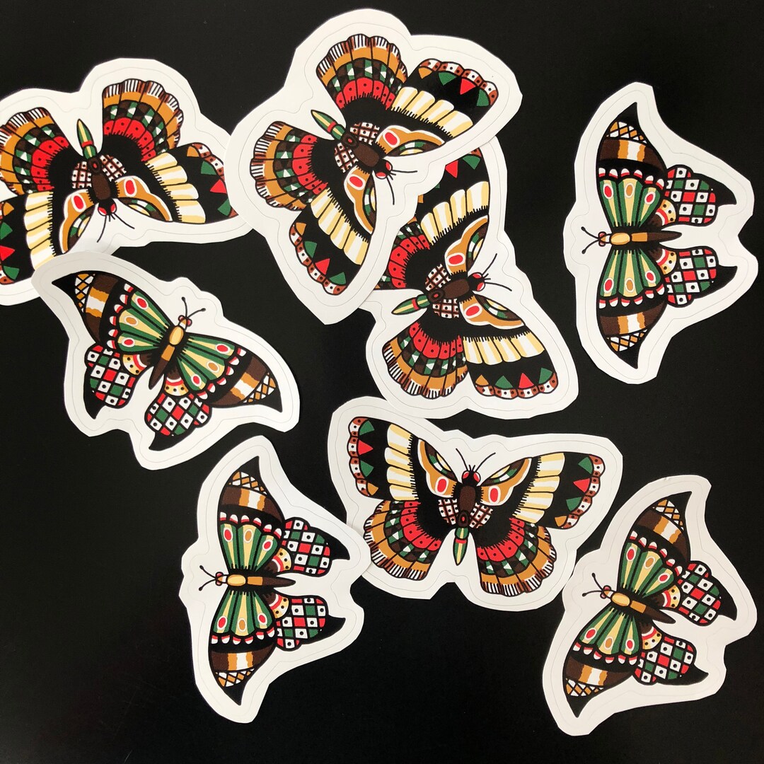 4" Butterfly Decals / Vinyl Butterfly Stickers / Die Cut Stickers ...