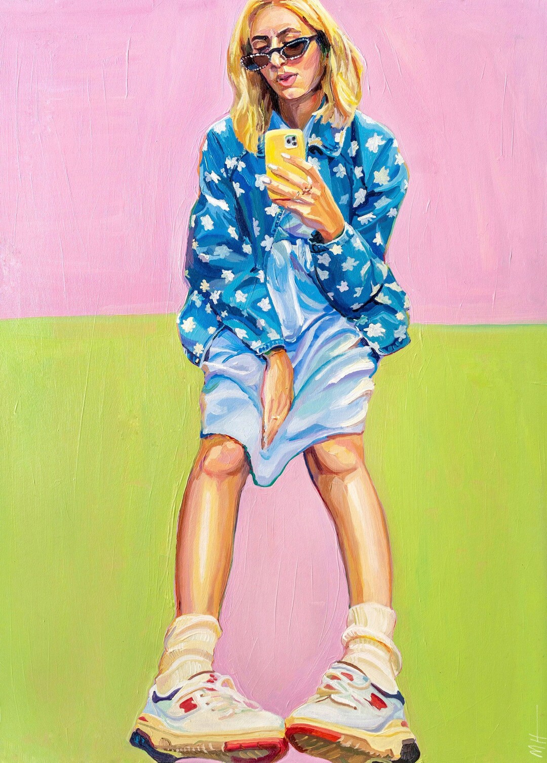 Hila Klein Fan Art / Oil Painting Portrait / Original Fine Art / Figure ...