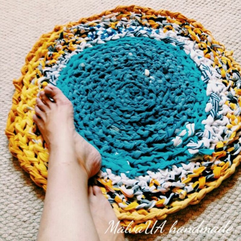 Oval Rag Rug - Etsy