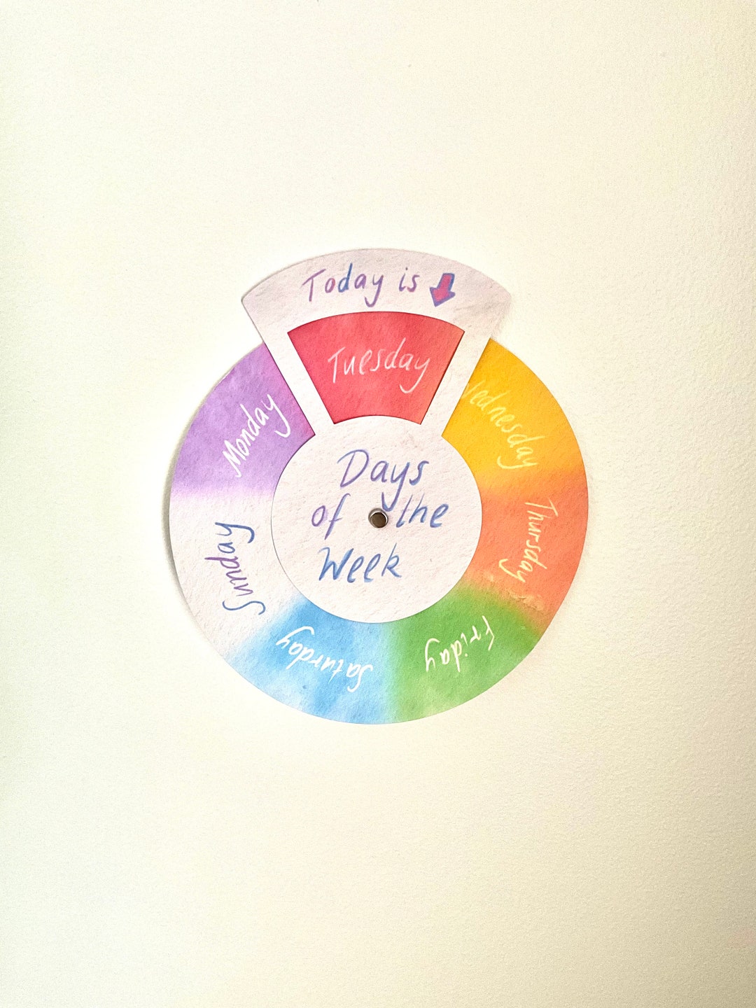 Waldorf Days of the Week Wheel - Etsy