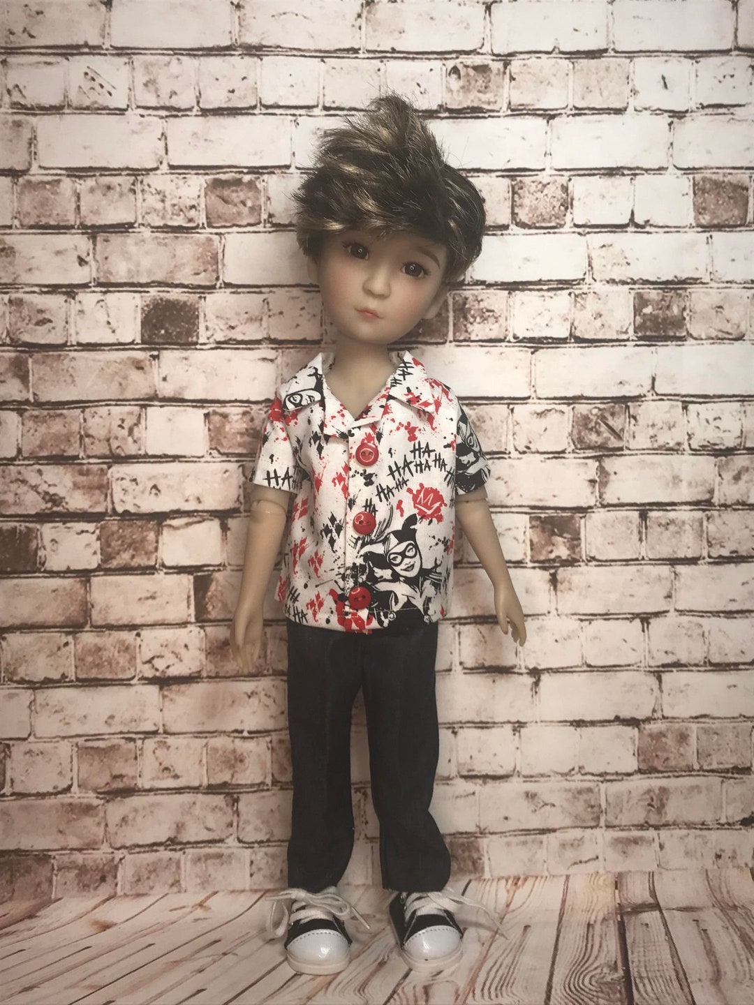 Harley Quinn Shirt and Jeans Set for 15" Ruby Red Fashion Friends ...
