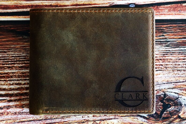 Personalized Leather Wallet, Personalized Wallet, Personalized Mens ...