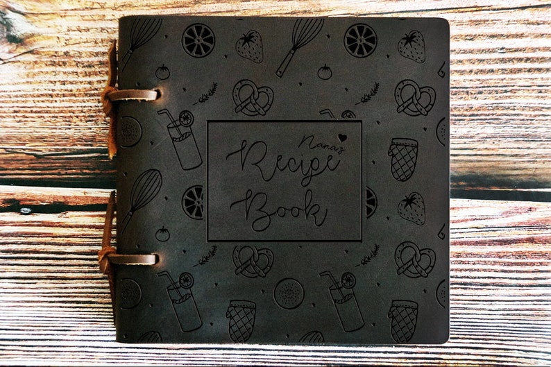 Recipe book Personalized recipe book Custom cook book | Etsy