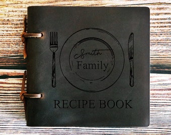 Leather Recipe Book - Etsy