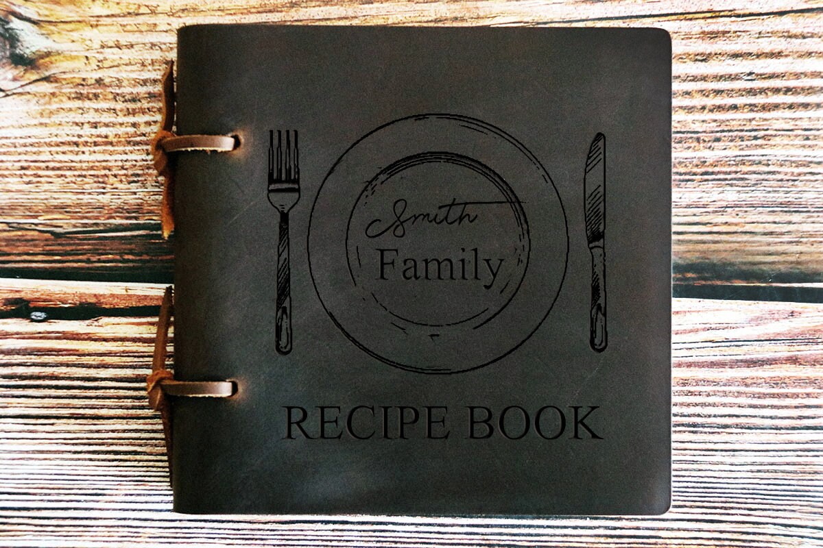 Recipe Book Personalized Recipe Book Custom Cook Book | Etsy
