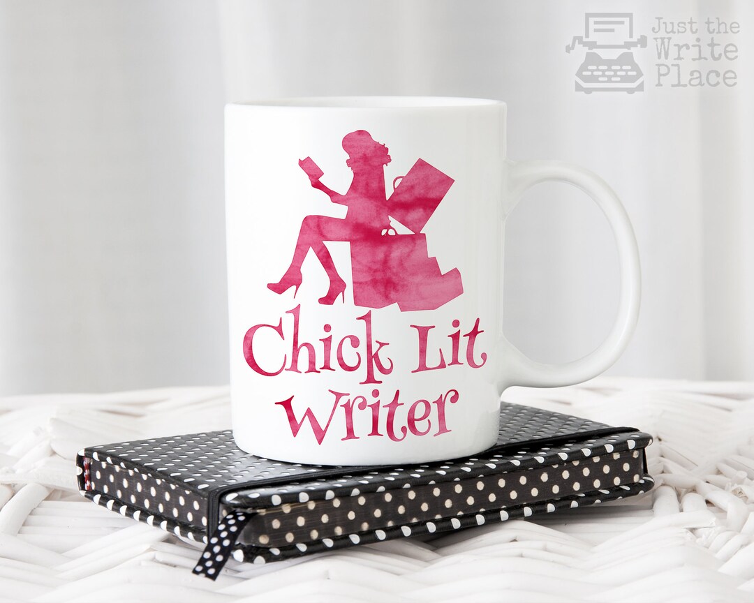 Taza de café con texto en inglés "Chick Lit Writer" - Regalo para autor ...