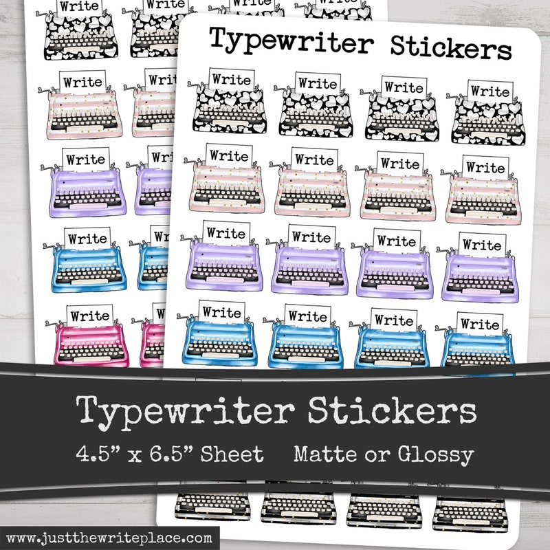 Writer Stickers - Etsy