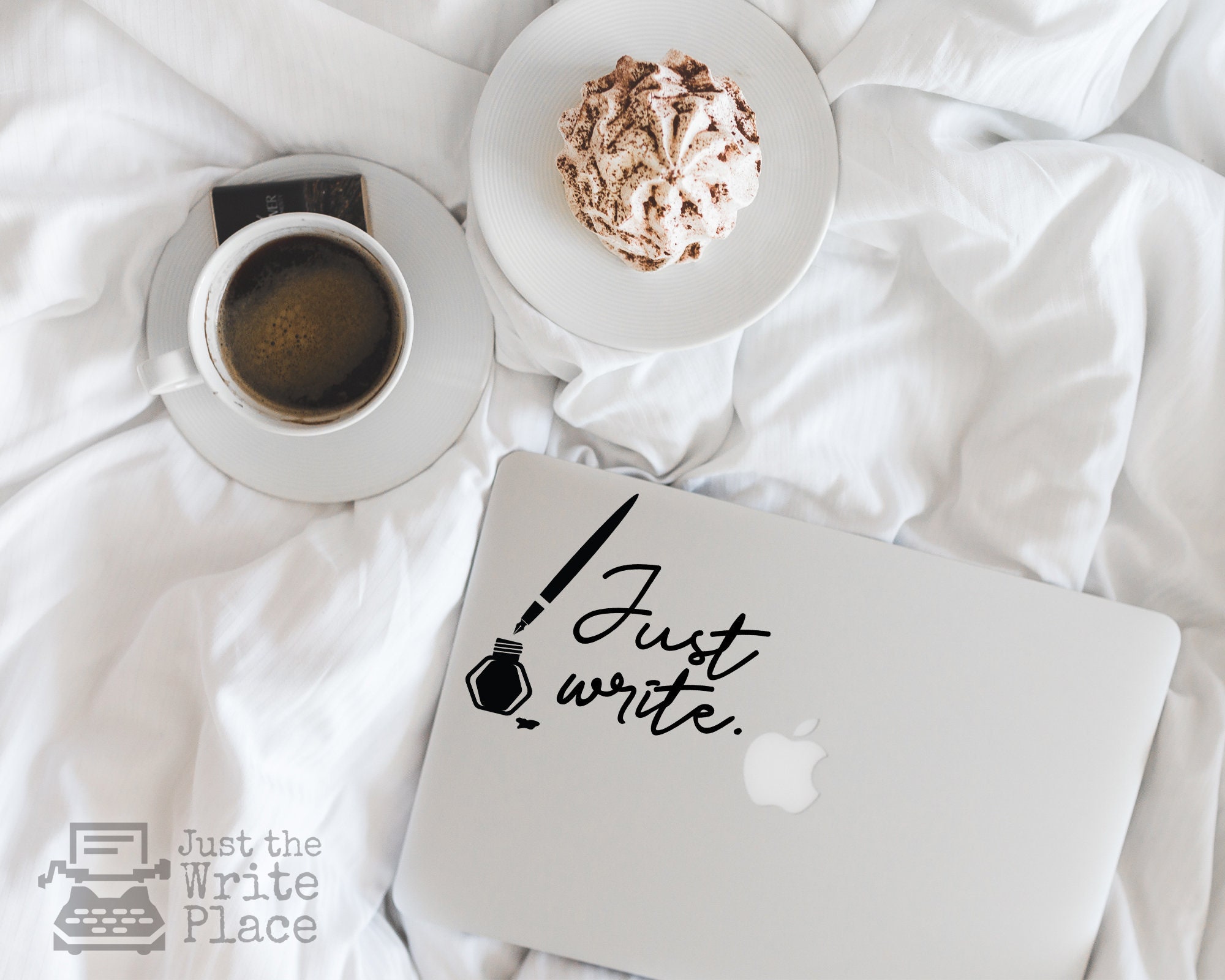 Writer Decal - Pen Just Write Vinyl Decal - Writer - Author - Wall ...