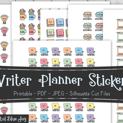 Work Day Planner Stickers Office Life Stickers Work | Etsy