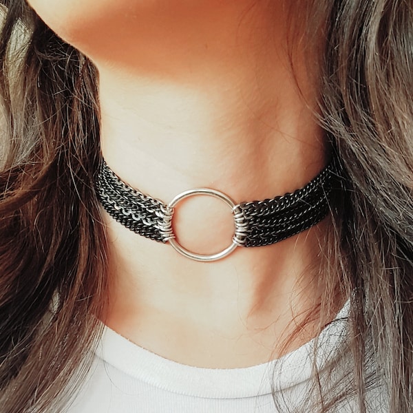 O Ring Choker - Etsy
