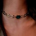Crystal Rhinestones Statement Choker Necklaces - Swarovski Rectangular ...