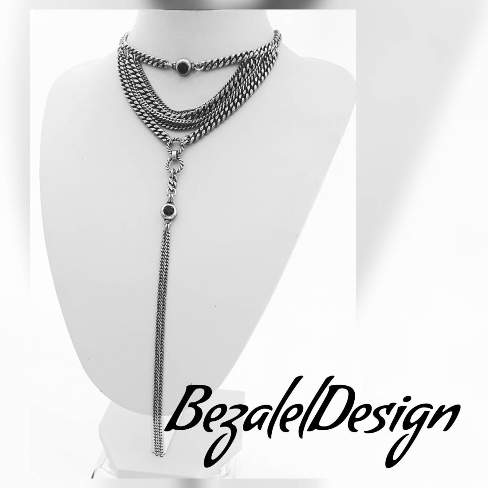 Silver Statement Necklace | Etsy