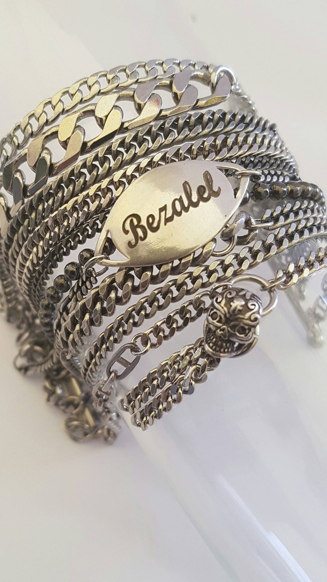 Multi Chains Bracelet Statement Chains Bracelet Layer - Etsy