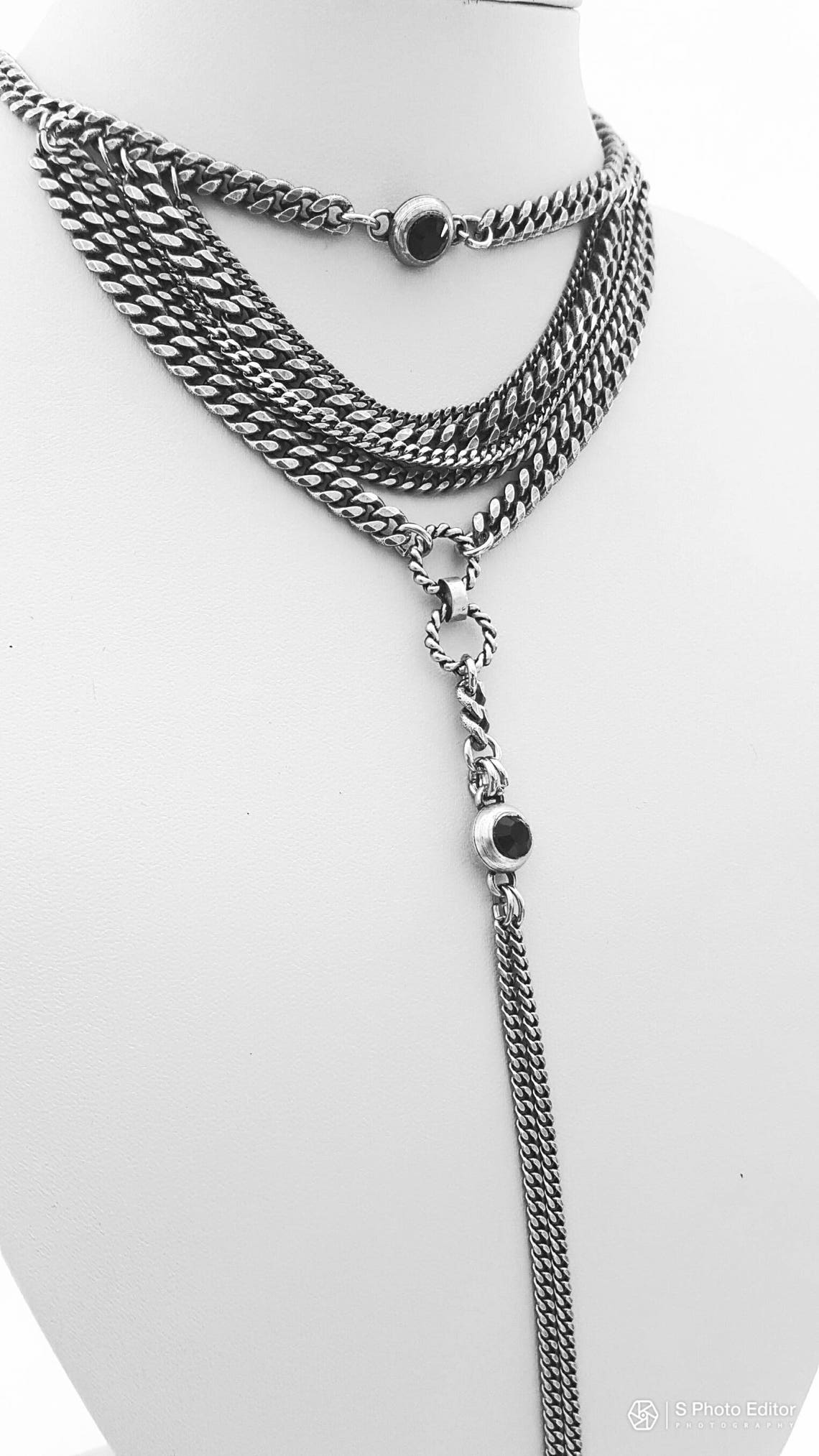 Lariat Chains Necklace - Etsy
