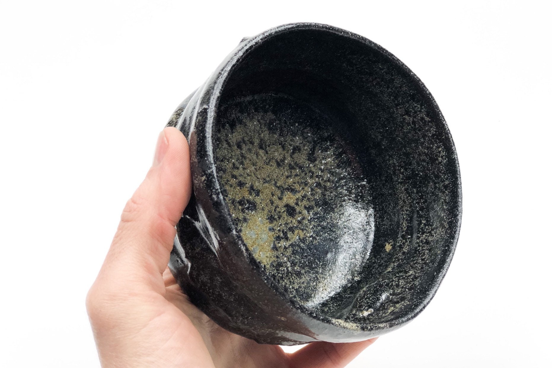 Black Matcha Chawan Ceramic Tea Bowl for Japanese Tea Ceremony - Etsy