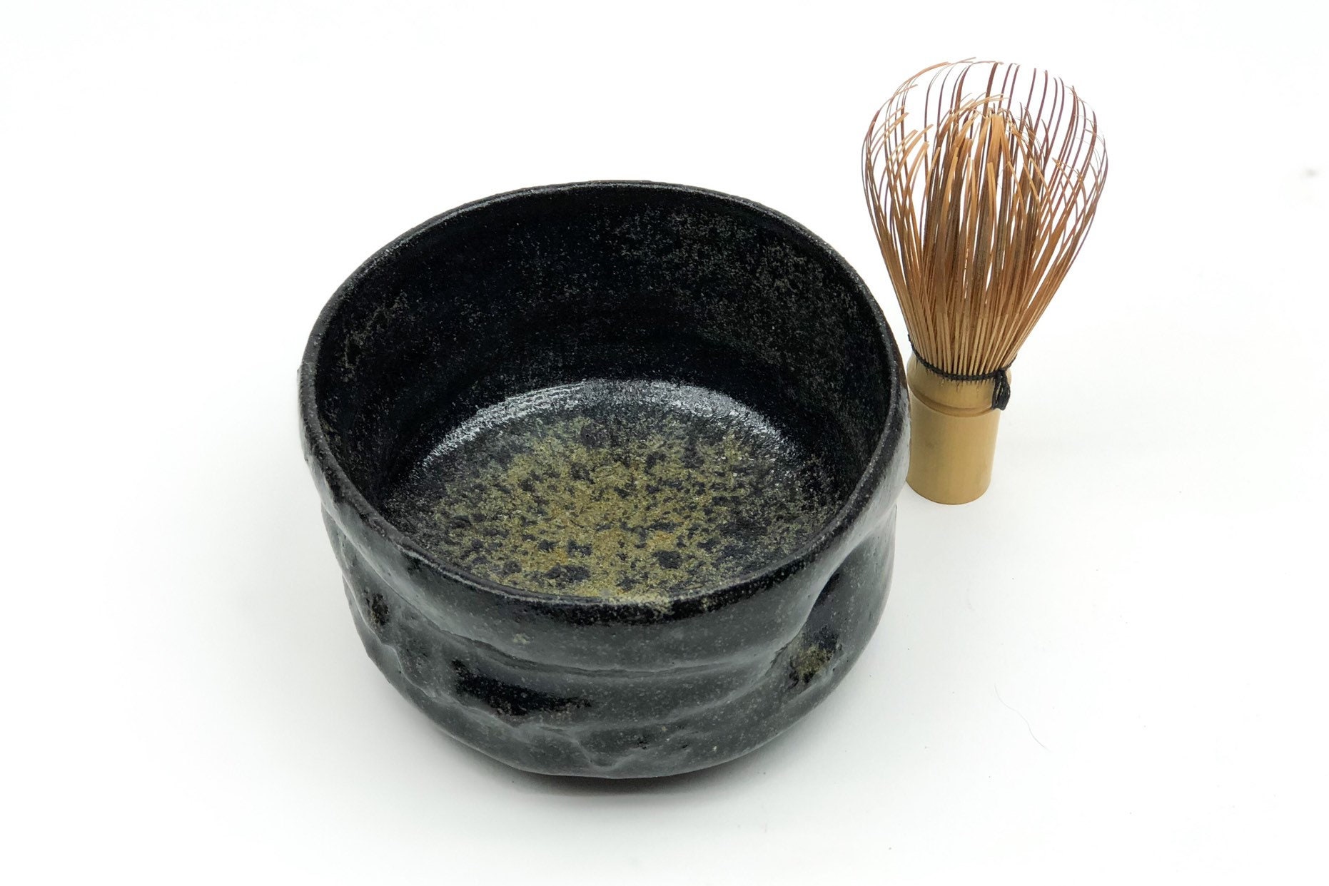 Black Matcha Chawan Ceramic Tea Bowl for Japanese Tea Ceremony - Etsy