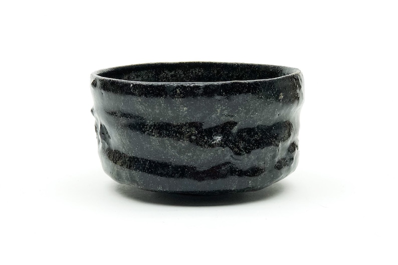 Black Matcha Chawan Ceramic Tea Bowl for Japanese Tea Ceremony - Etsy