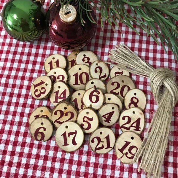 Advent Numbers - Etsy