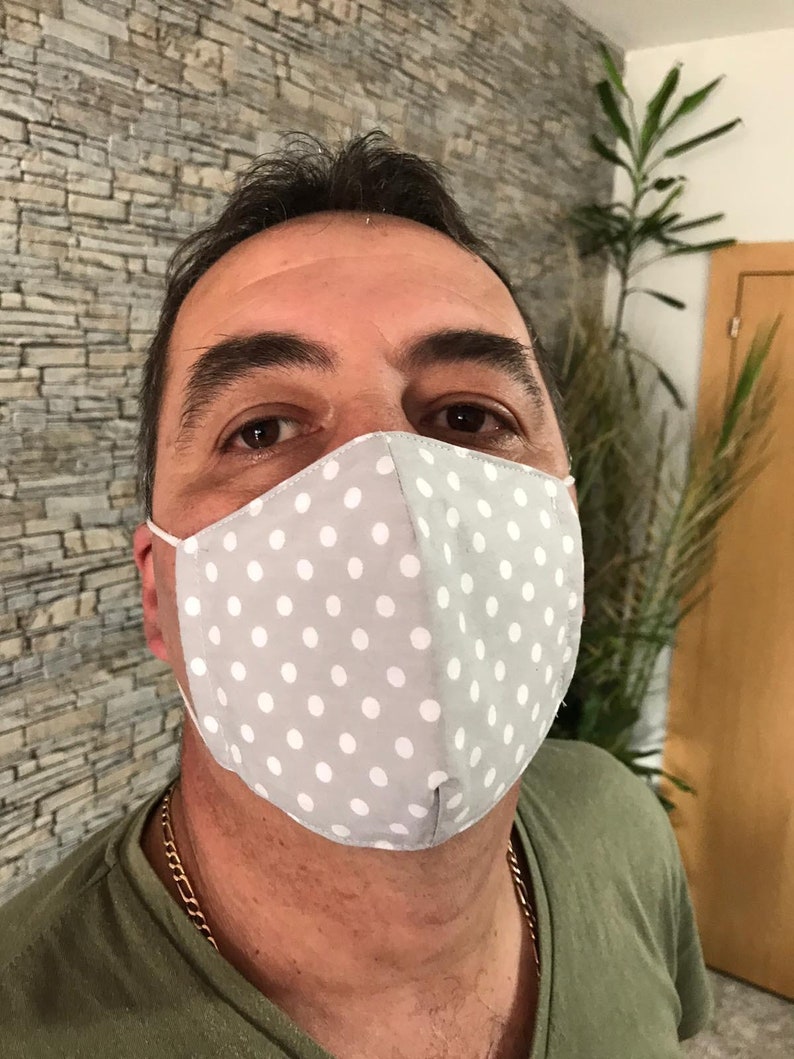 2x mouth-nose cover 3 layers with pocket for extra insert | Etsy