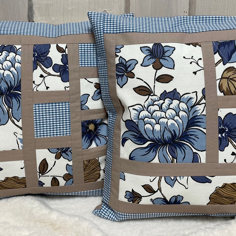 Patchwork Cushion - Etsy