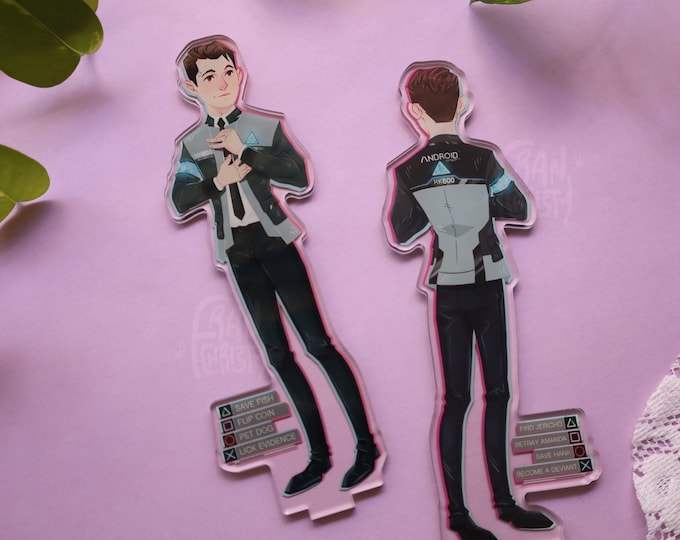 DBH Connor RK800 | Clear Acrylic Standee | 7” - Etsy