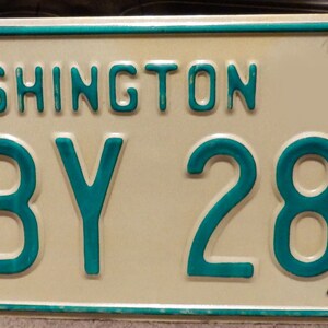 1976 WASHINGTON Vinyl Reflective "year" TAB Stickers for CAR - to Be ...