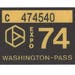 1974 WASHINGTON Vinyl Reflective "year" TAB Stickers for CAR - to Be ...