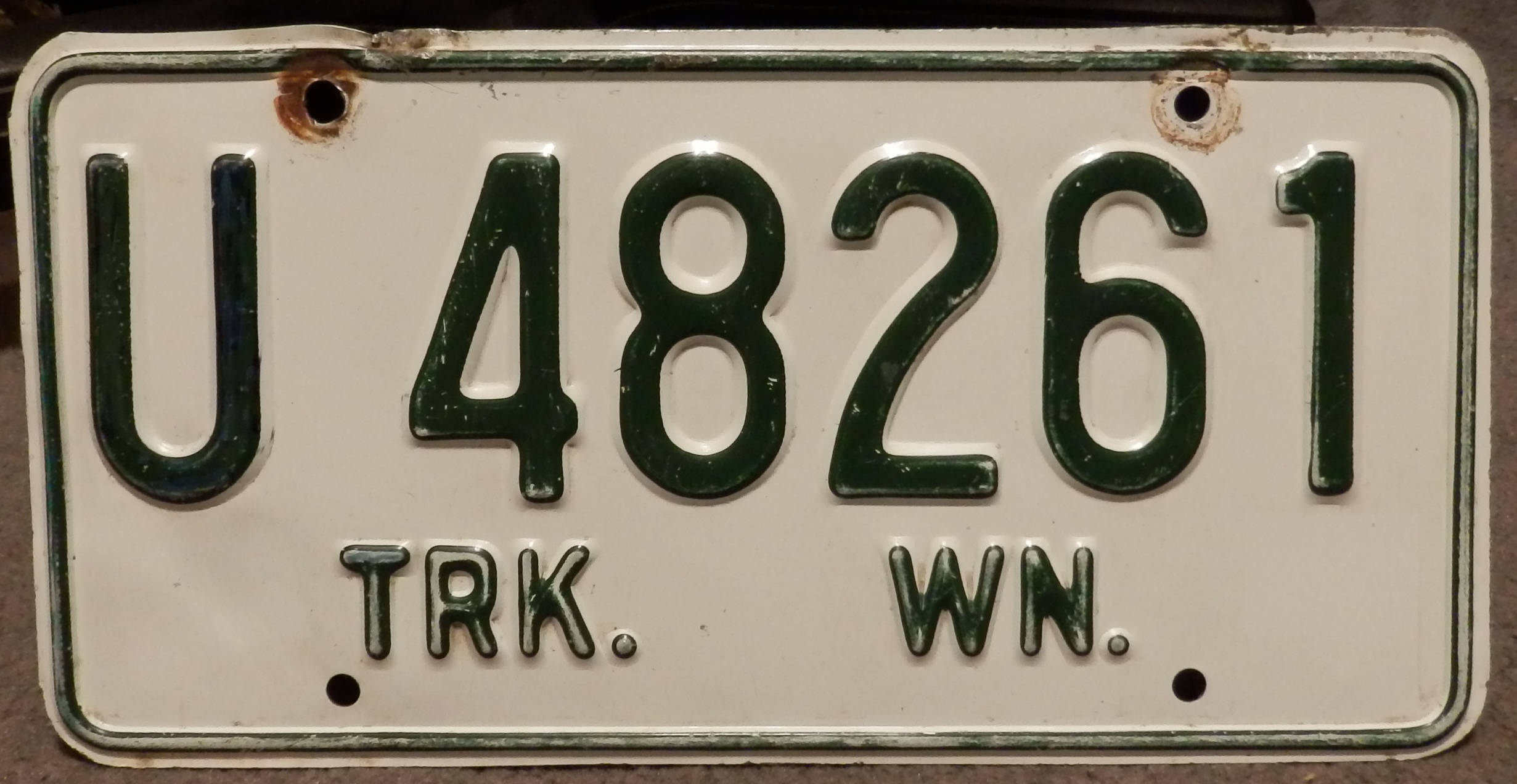 1965 WASHINGTON TRUCK Vinyl Reflective "year" TAB Stickers - to Be ...