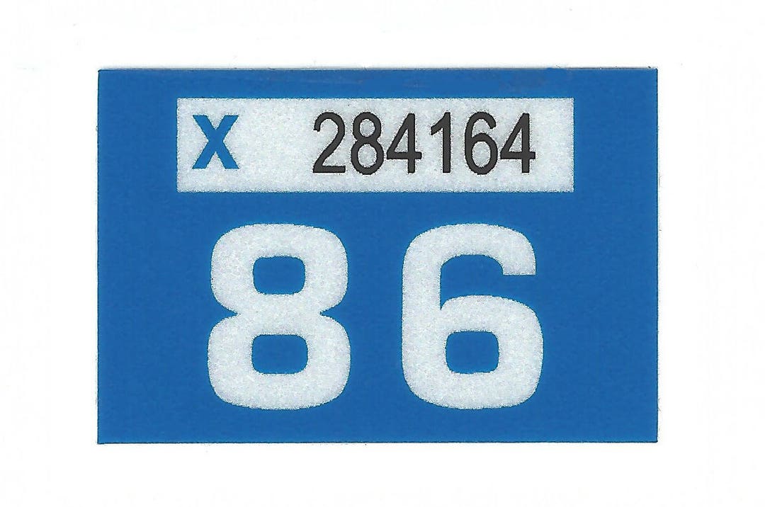 1986 Washington Vinyl Reflective "year" TAB Stickers for CAR or TRUCK ...