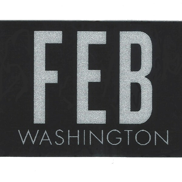 Month Sticker for License Plate - Etsy