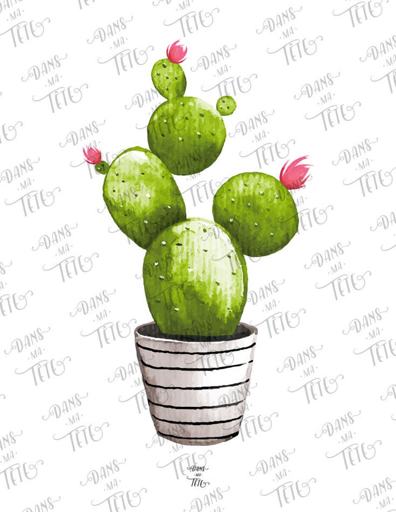 Affiches à télécharger Trio de cactus Citation - Etsy Canada