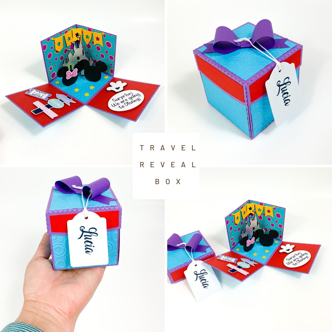 Travel Reveal Box Vacation Reveal Box Travel Surprise Box - Etsy