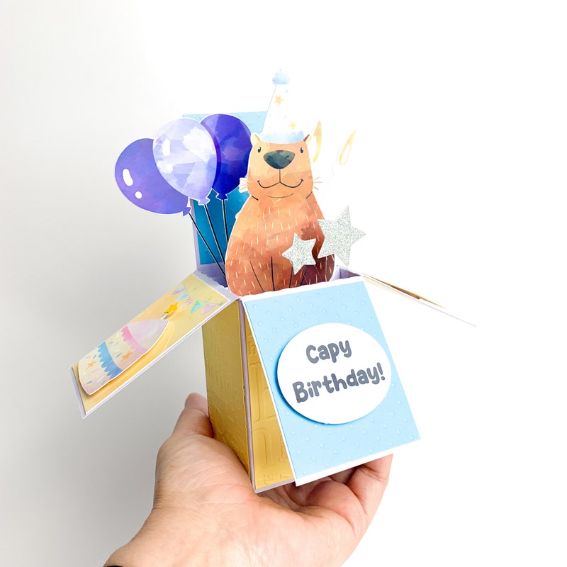 Capybara Birthday Png - Etsy